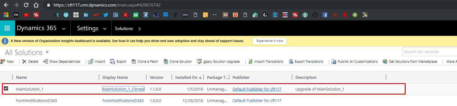 Using ‘Clone a Patch’ & ‘Clone Solution’ in Dynamics 365 Solutions ...