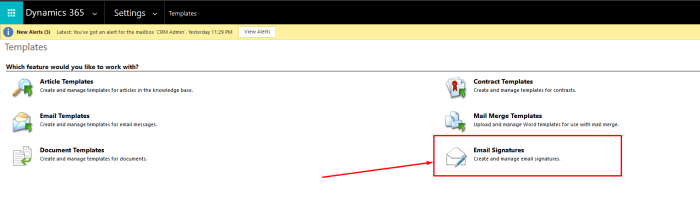 Quickly use Email Signatures in D365 | D365 Demystified