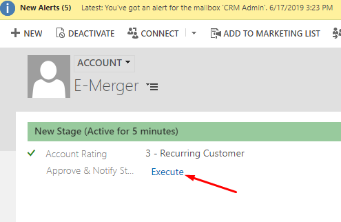 Execute an Action from a Business Process Flow | D365 Demystified