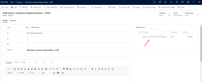 Create & Send PDFs from Word Templates for Quotes in D365 CE Wave 2 ...