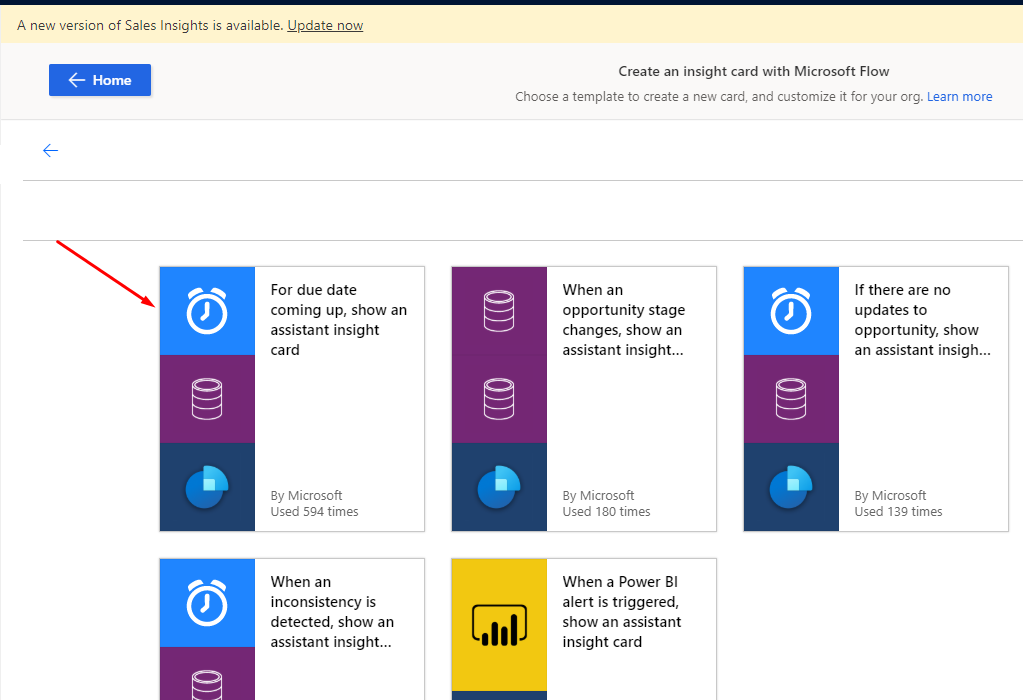 Create your own Insight Cards with Power Automate in Sales Insights ...