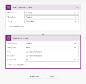 Selecting (Current) in Environment in Power Automate CDS connector and ...
