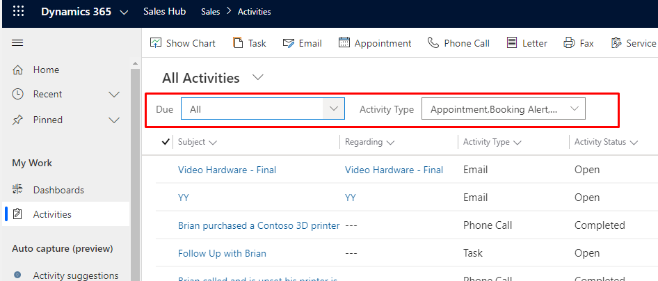 Easier template selection & Manage Activities with ease in Dynamics 365 ...