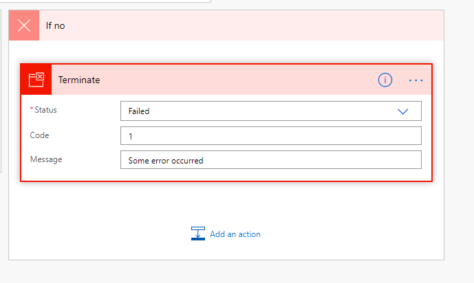 Terminate a Flow with Failed/Cancelled status | Power Automate | D365 ...