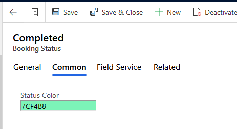 Change Booking Status colors on Schedule Board for Field Service/PSA ...