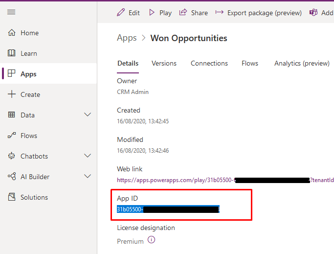 Send a Power App Push Notification using Flow to open a record in ...