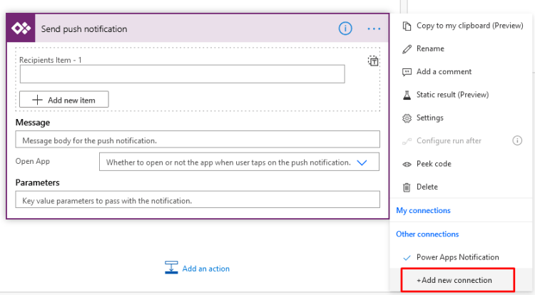 Send a Power App Push Notification using Flow to open a record in ...
