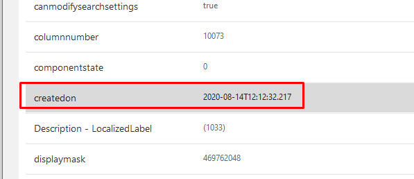 Find Created On date of solution components in Solution Layers ...