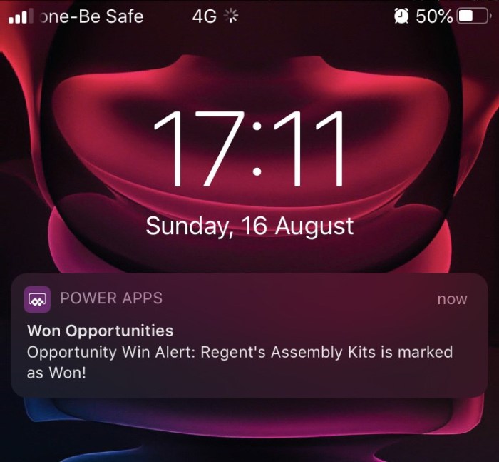 Send a Power App Push Notification using Flow to open a record in ...
