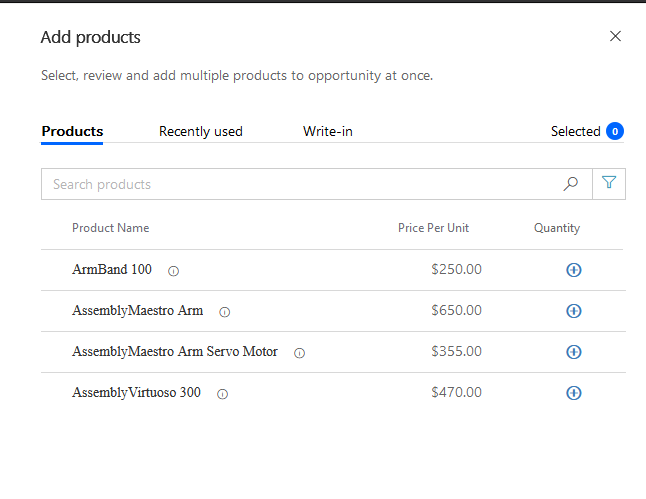 Add multiple Opportunity Products at once in Dynamics 365 Sales ...