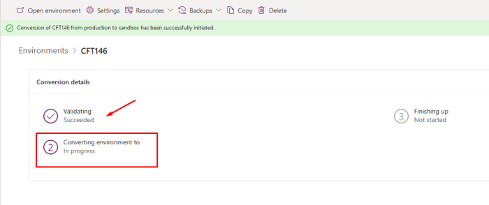 production to sandbox conversion | D365 Demystified