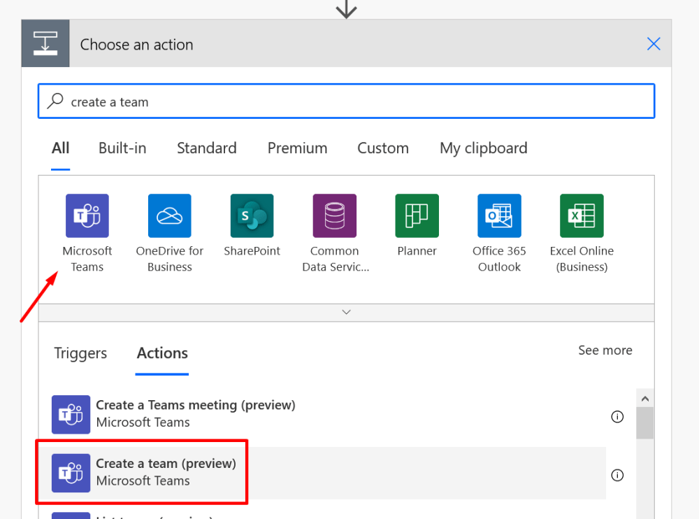 Create a Team, add Members in Microsoft Teams upon Project and Team ...