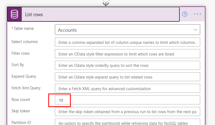 Parsing Outputs of a List Rows action using Parse JSON in a Flow ...