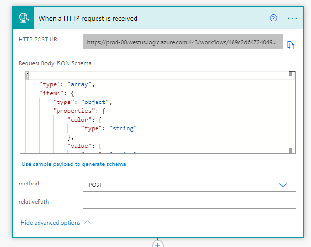 Validate JSON Schema for HTTP Request trigger in a Flow and send ...