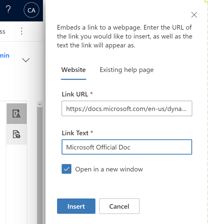 Custom Help Pages and Guided Tasks for Unified Interface in Dynamics ...