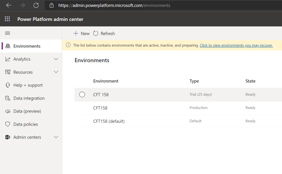 Admin Center URLs under M365 – Power Platform, Teams, SharePoint, Power ...