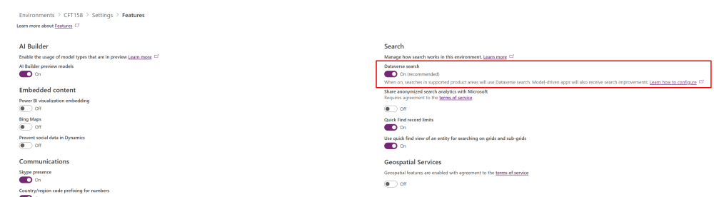 Configure Dataverse Search in Power Platform Admin Center | Dynamics 365 | D365 Demystified
