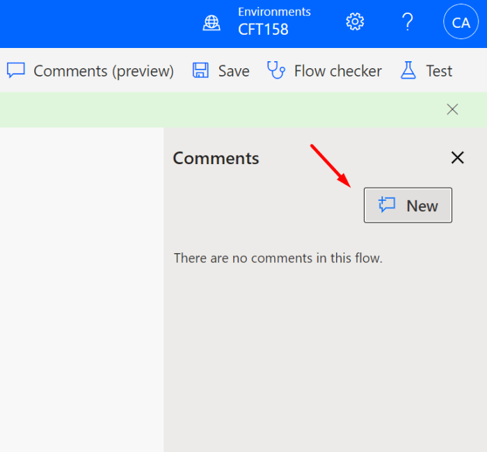 Comments in Power Platform [Preview] | Power Automate example | D365 ...