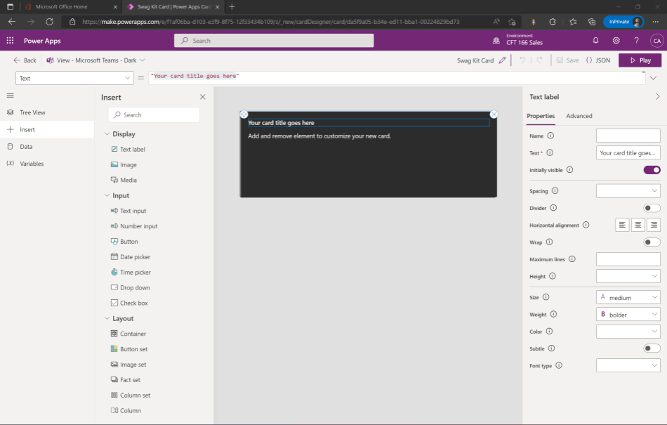 Cards for Power Apps [Preview] | Power Platform | D365 Demystified