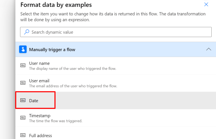Format Data By Examples In A Flow Preview Power Automate D365 Demystified 3520