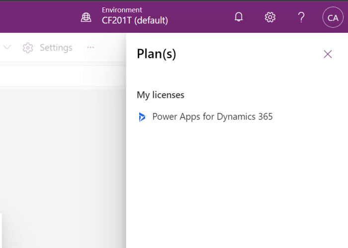 Check which Power Automate or Power Apps Licenses are assigned to you ...