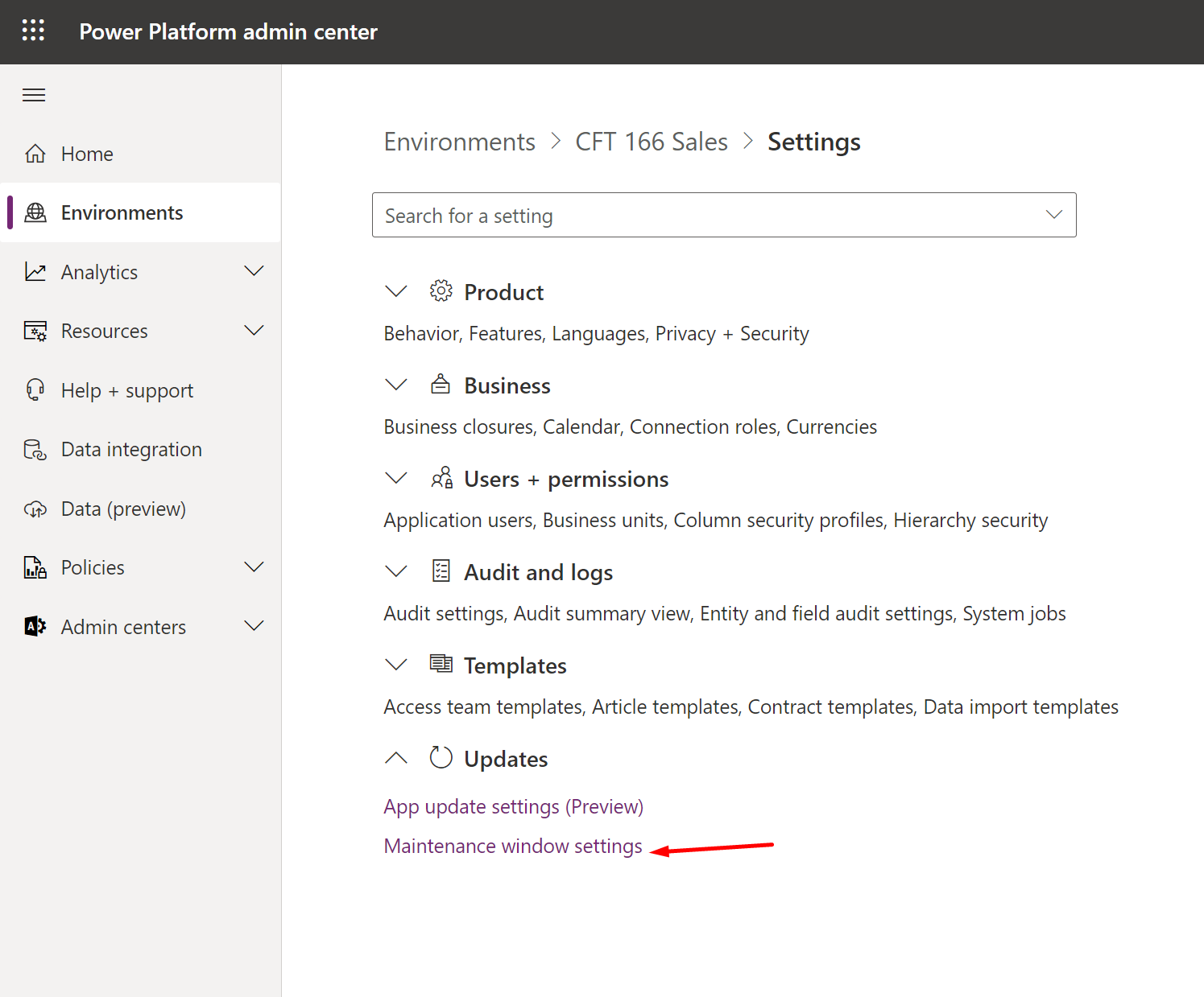 maintenance window settings for dynamics 365 crm | D365 Demystified