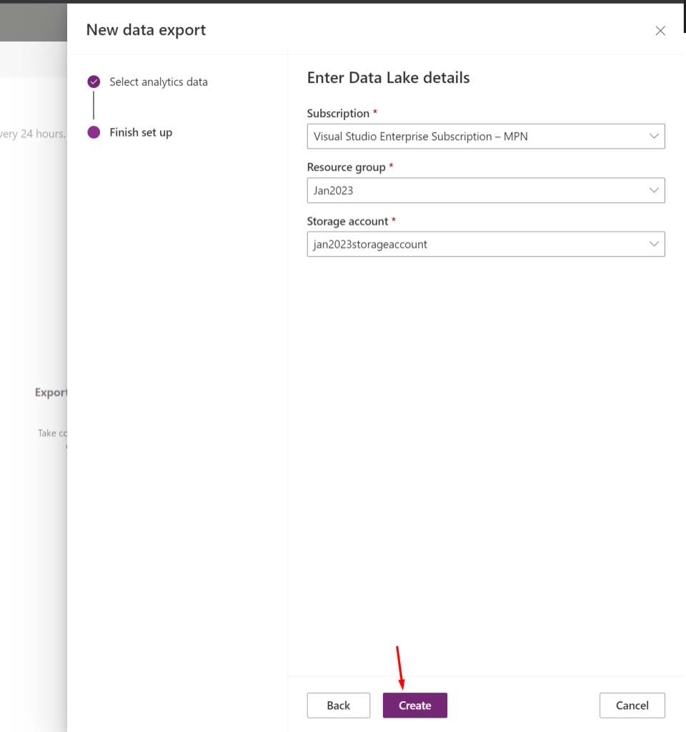 Power Platform self-service analytics Data Export to Data Lake [Preview ...