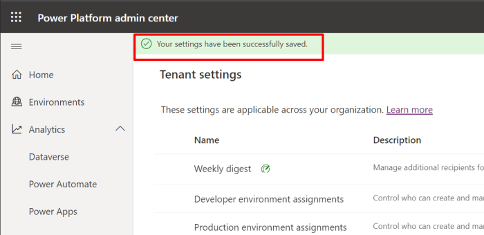 Tenant-Level Analytics in Power Platform Admin Center | For Power Apps ...