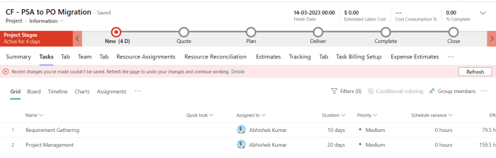 Resolve Project Operation errors | PSS Error Logs | D365 Demystified