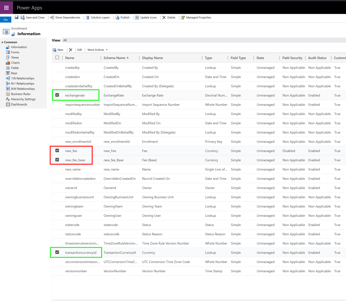 Currency and Exchange Rate fields in a Dynamics 365 CRM entity | [Quick ...