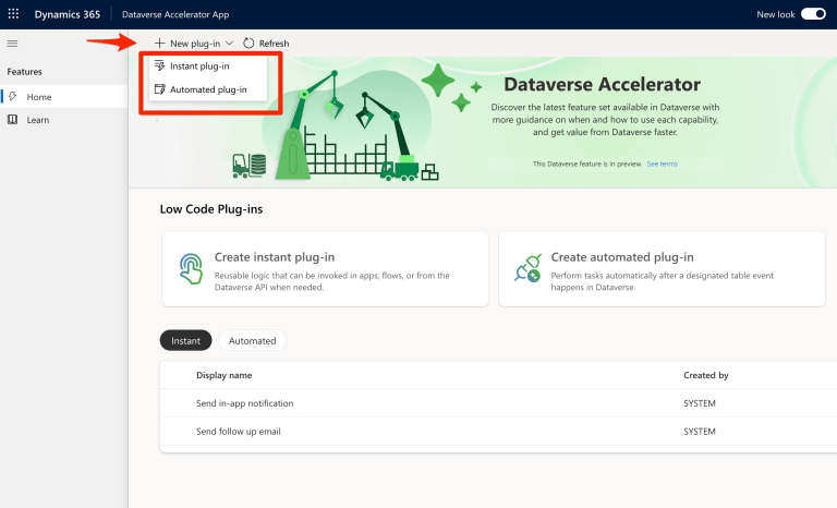 Dataverse Low-Code Plugins | Dataverse Accelerator | [Preview] | D365 ...