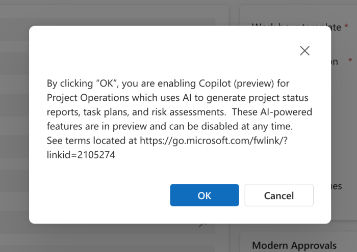Enable Copilot for Project Operations | D365 Demystified