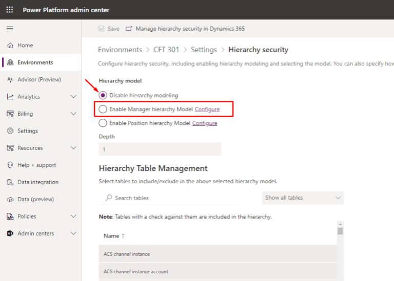 Manager Hierarchy Settings in Dynamics 365 CE | D365 Demystified