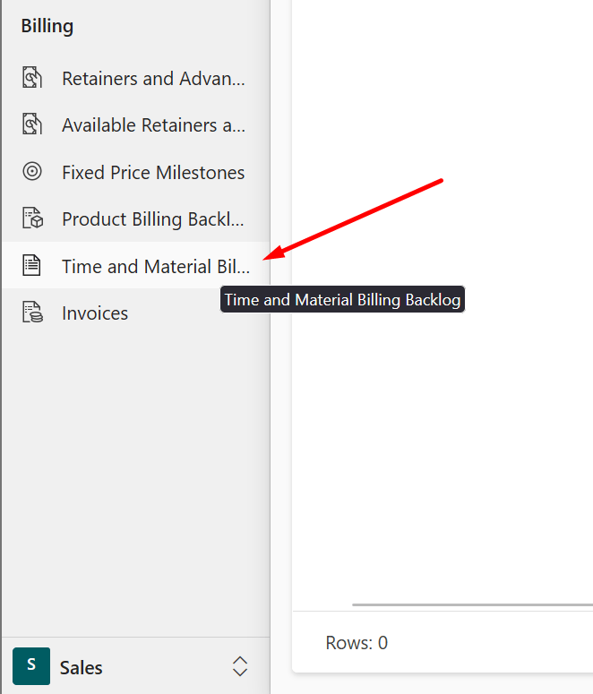 Time and Materials Billing Backlog table in Project Operations | D365 ...