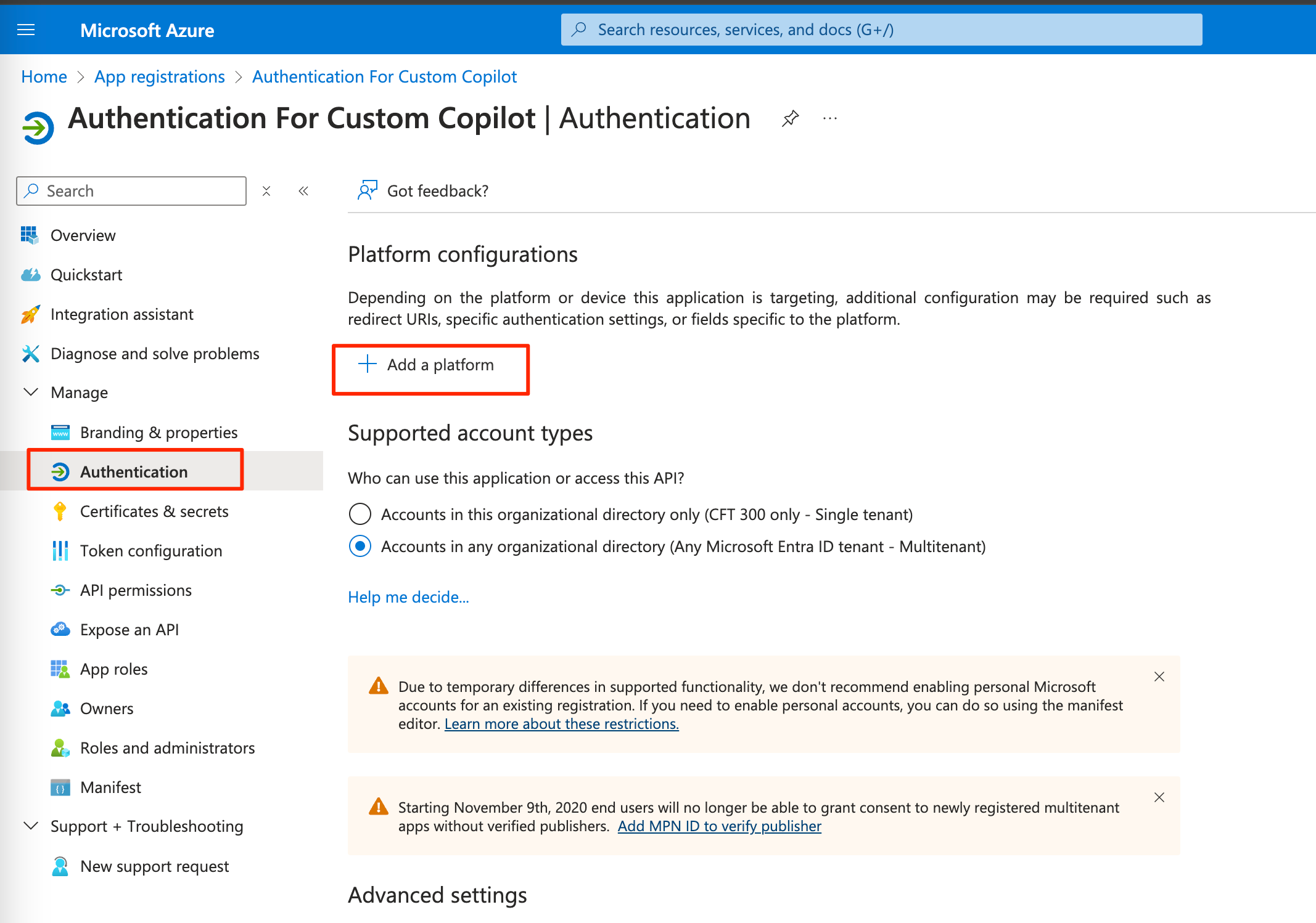 Create your first custom Copilot for Customer Service Hub – Part 2 | Authentication - Power ...