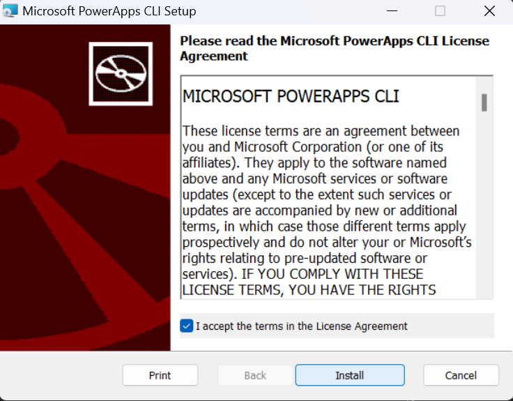 Setup Power Platform CLI using Windows installer [.msi] - Power Community